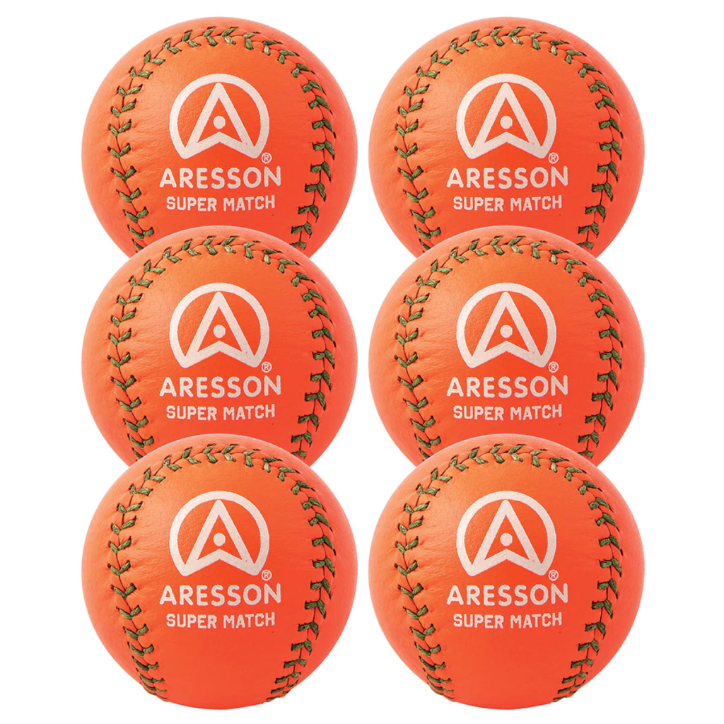 Aresson Super Match Rounders Balls x 6 | Educational Equipment Supplies