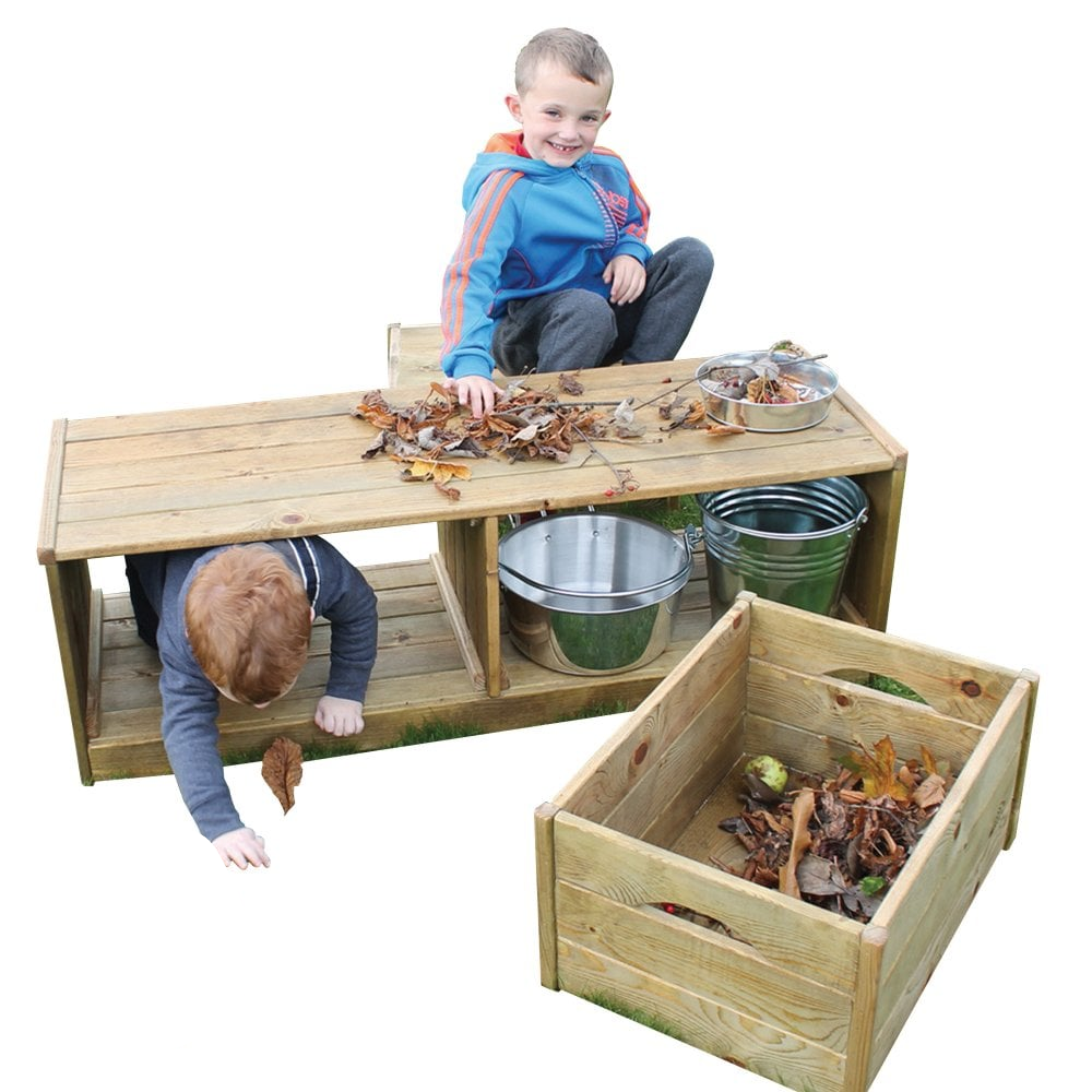 Outdoor Discovery Bench & Crates | www.ee-supplies.co.uk– Educational ...