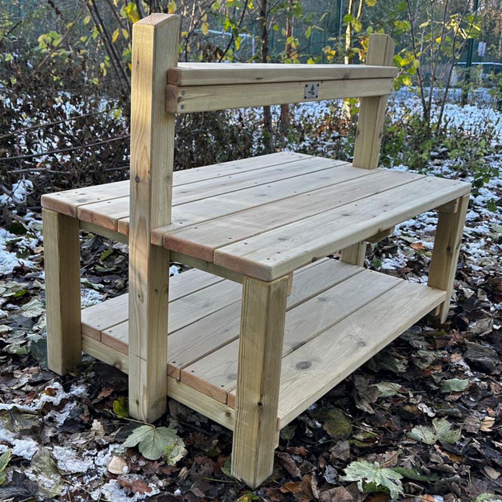 Outdoor Double Sided Construction Bench | Educational Equipment Supplies
