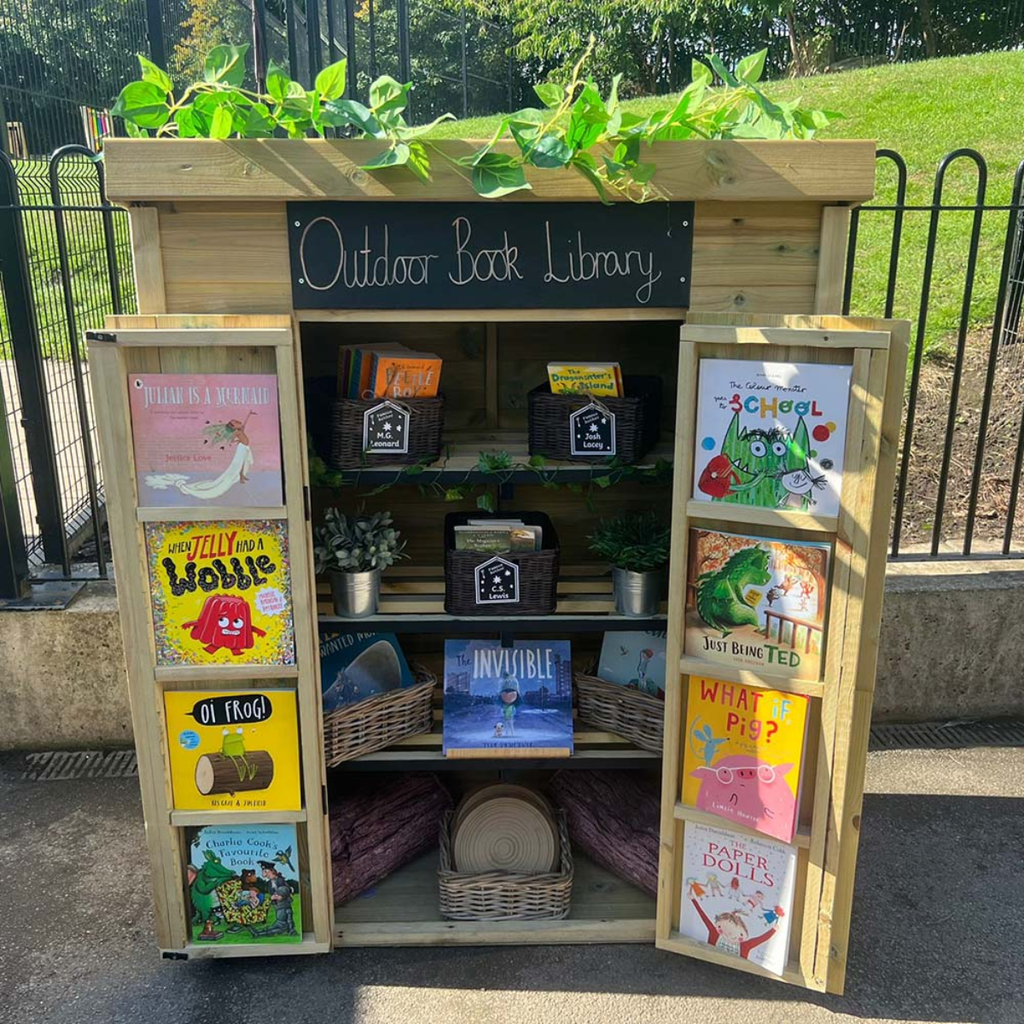 Outdoor Premium Playground Reading Book Shed| ee-supplies.co.uk ...