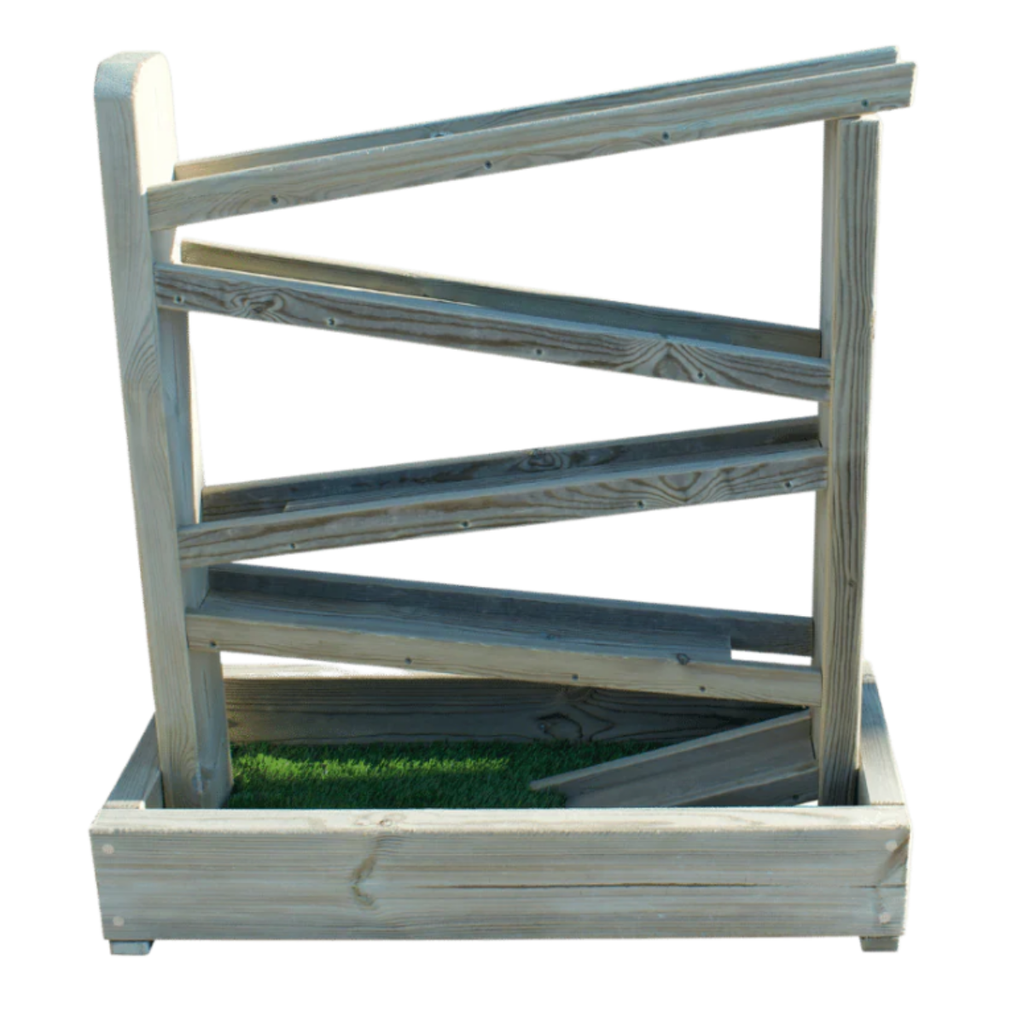 Outdoor Wooden Ball Drop Tower | Educational Equipment Supplies