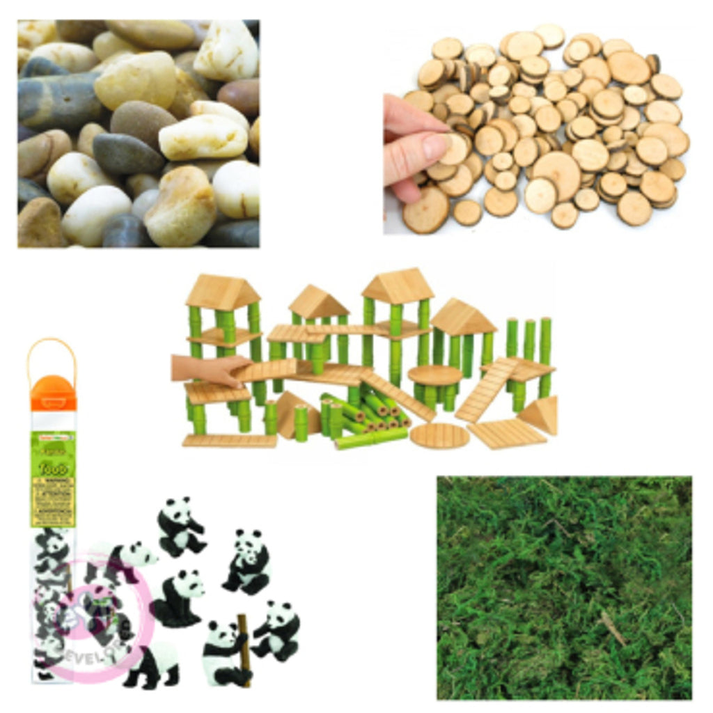 Panda Tuff Tray Play Set | Early Years | www.ee-supplies.co.uk ...