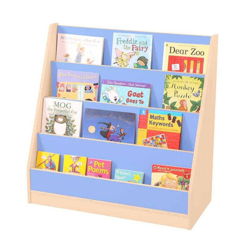 Pastel Blue 4 Tier Book Displays | Educational Equipment Supplies