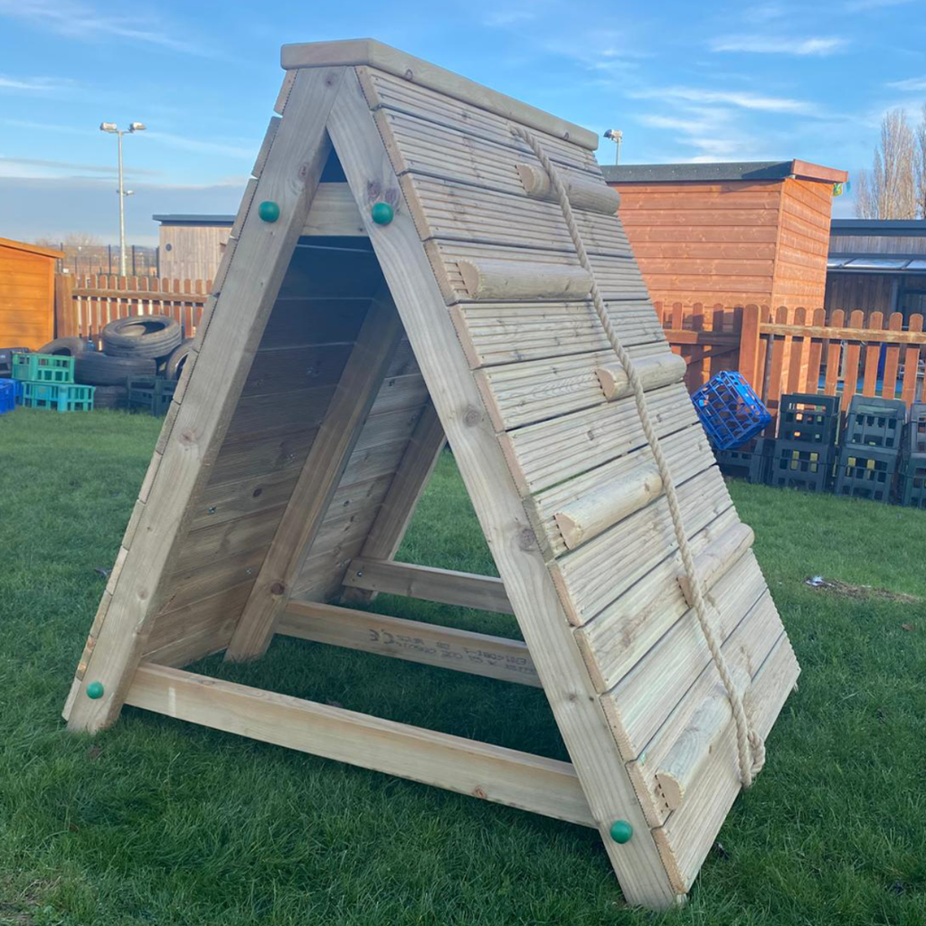 Playground Outdoor Wooden Climbing Frame | Educational Equipment Supplies