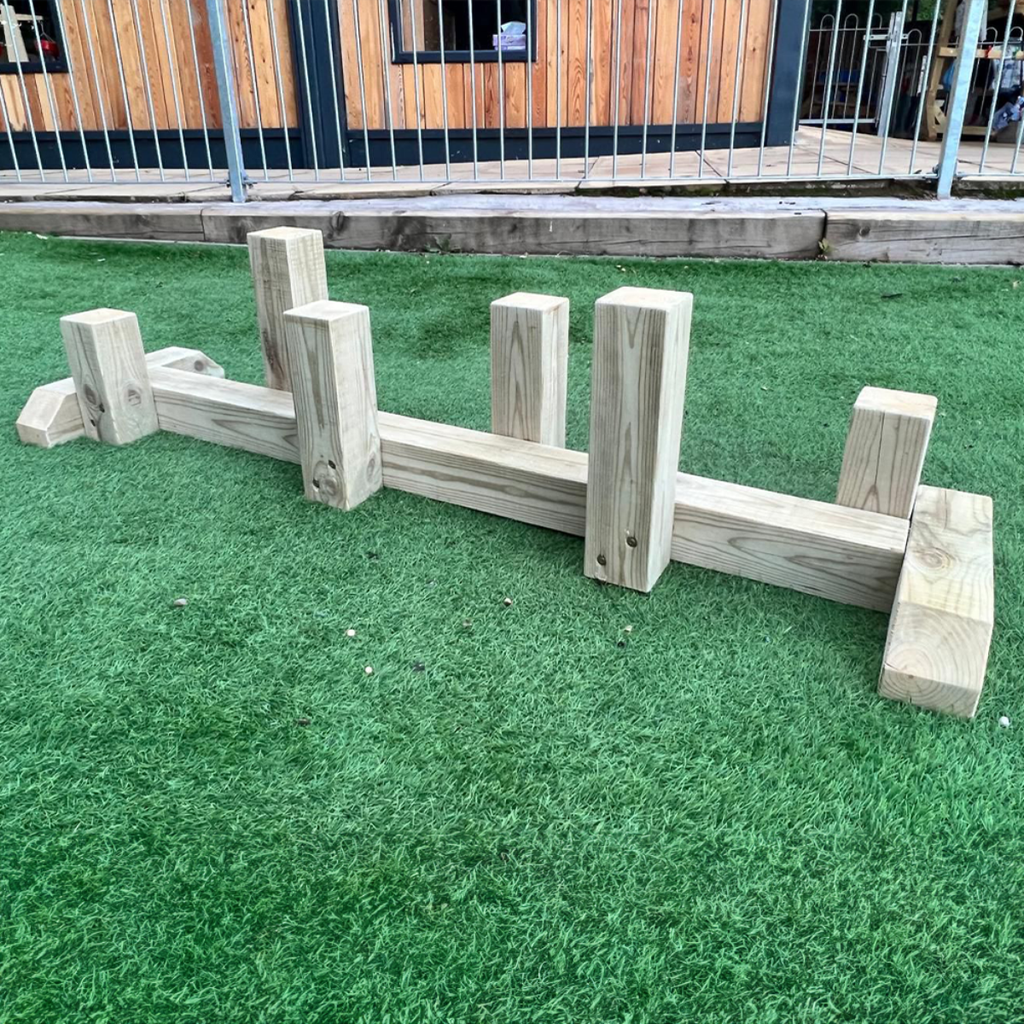 Playground Wooden Balance Stepping Beam | Educational Equipment Supplies