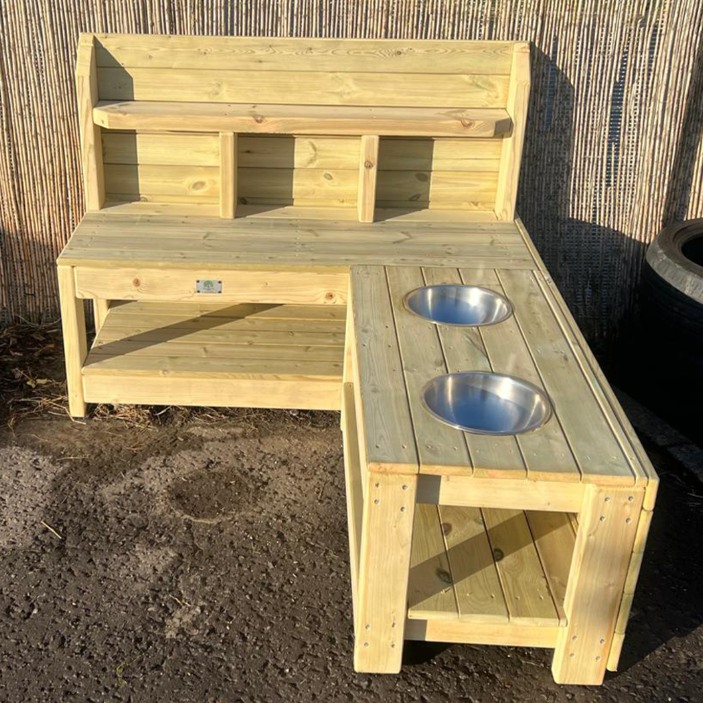 Playground Wooden Croner Mud Kitchen | Educational Equipment Supplies