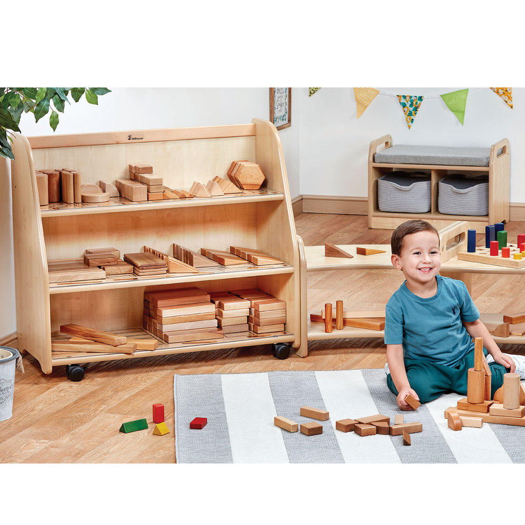 Playscapes STEM Block Set with Storage Unit & Organiser | Educational ...