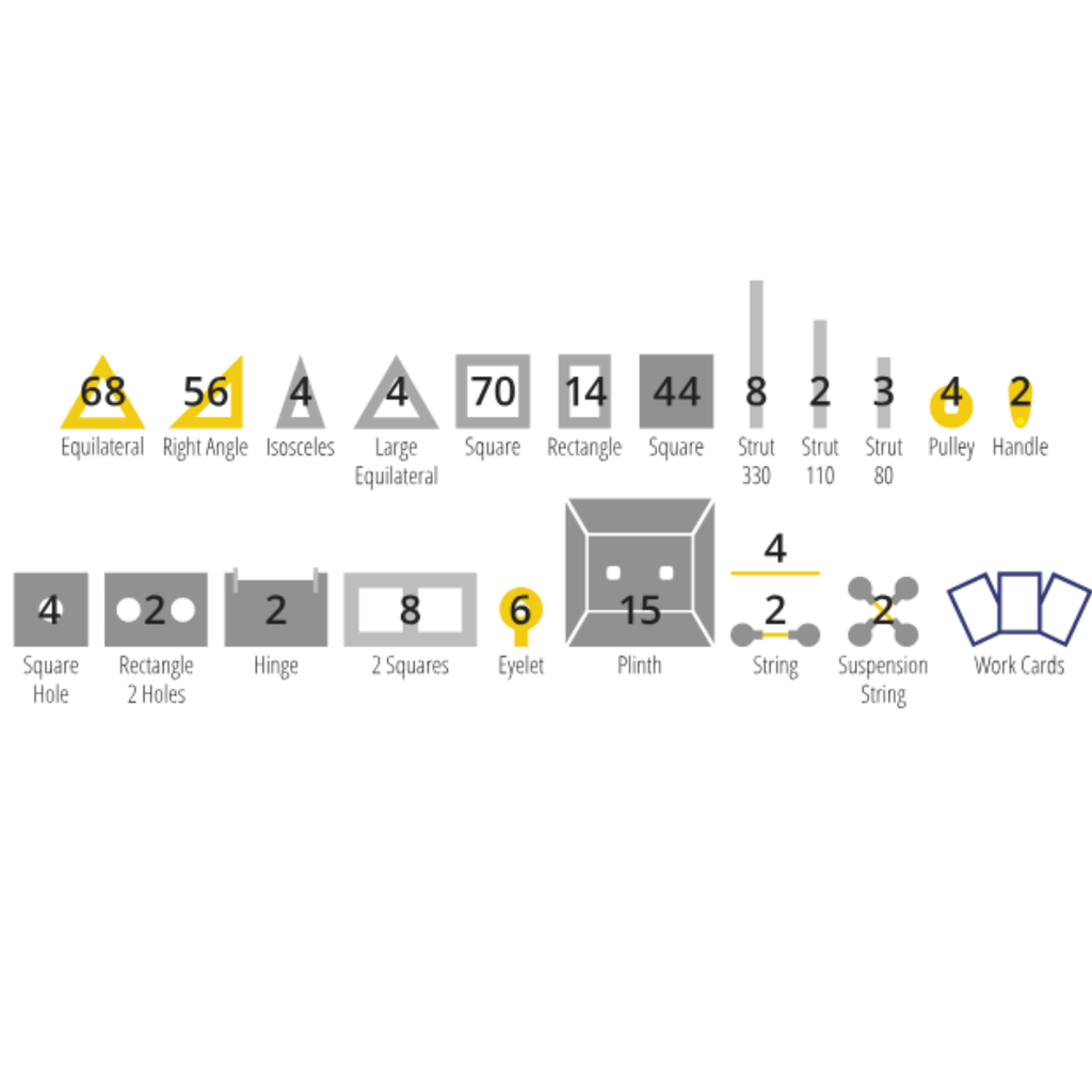 Polydron Bridges Class Set - 322 Pieces | Polydron | www.ee-supplies.co ...