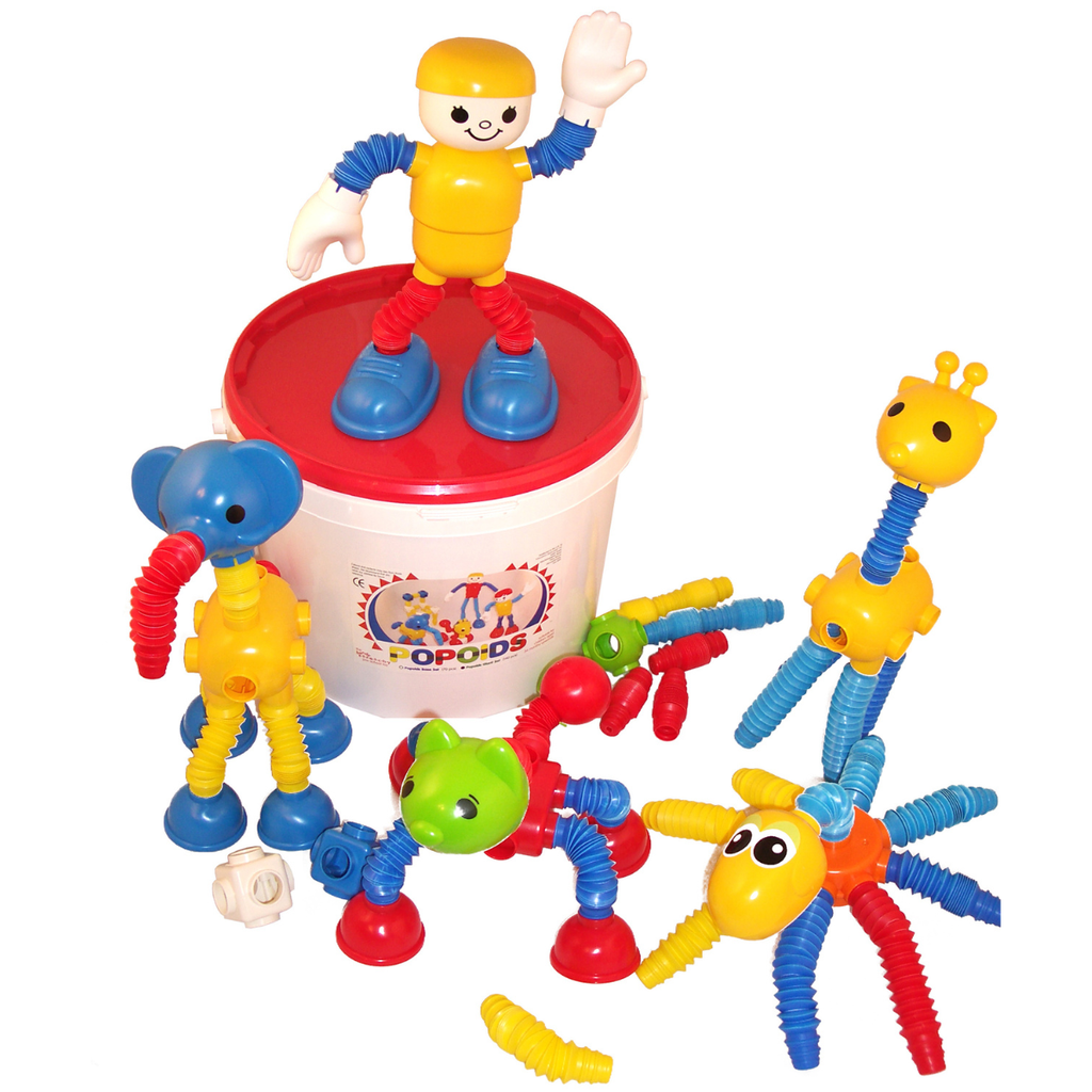 Popoids Large Animal Set - 140 pcs | Educational Equipment Supplies