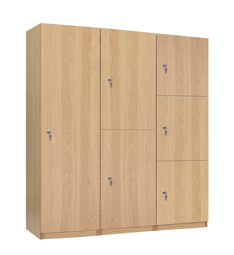 Secondary Height Wooden Lockers - Key Lock | Educational Equipment Supplies