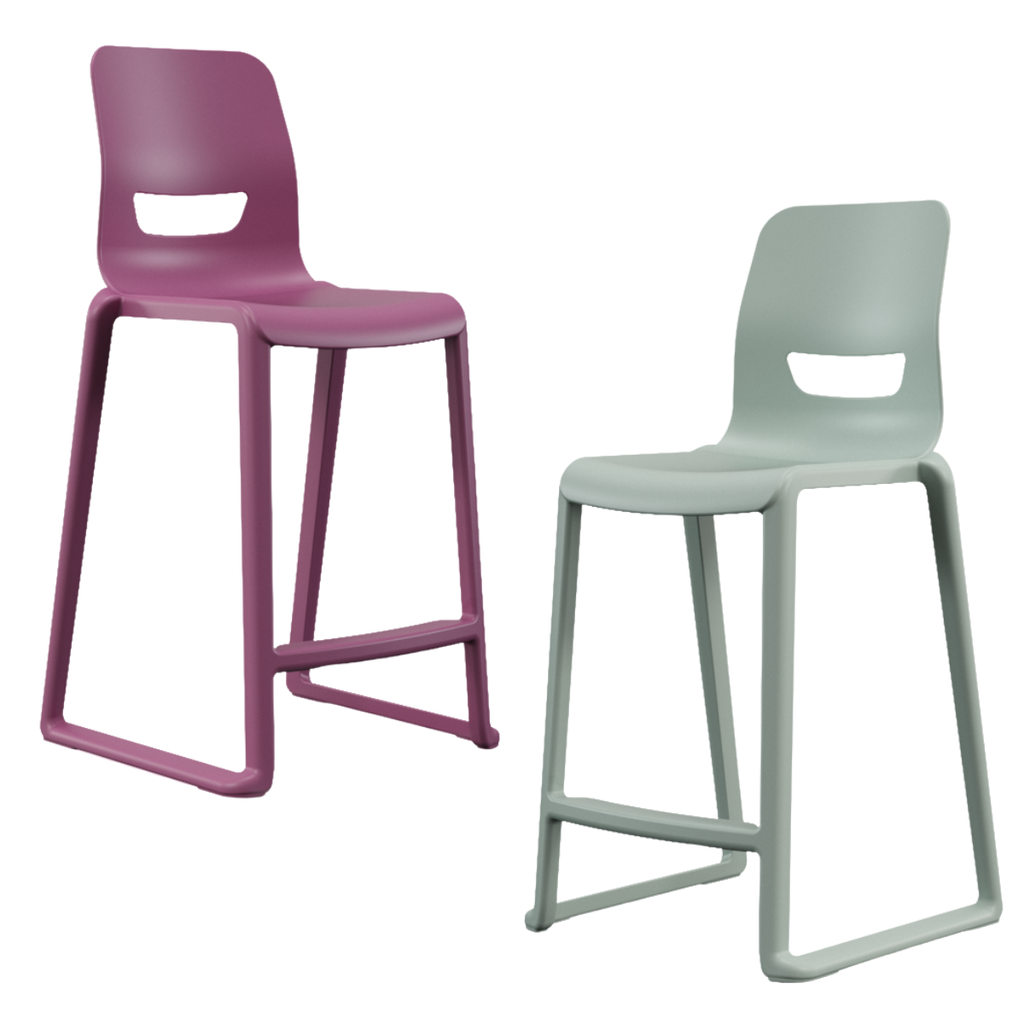 Postura+ One Piece High Back Stool - Seat Ht685mm - Ages 14-Adult ...