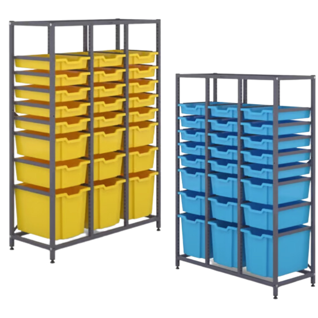 Science Mid Treble Frame 3 Jumbo 6 Deep & 15 Shallow Trays | Trolley ...