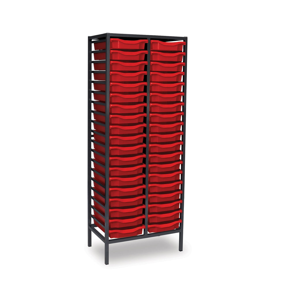 Static Science Metal Tray Storage Unit - 38 Trays Double Column ...