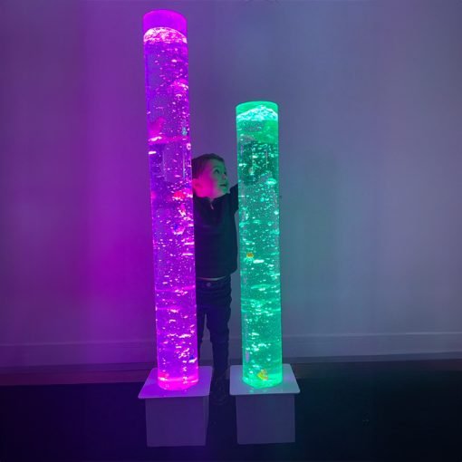 Sensory Bubble Colour Changing Tube - H120cm | Educational Equipment ...