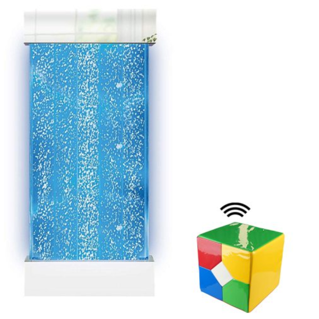 Sensory Bubble Wall Light + Cube Controller 123 x 40cm. | Educational ...