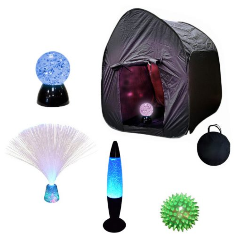 Sensory Pop Up Tent + 4 x Sensory Light Up Bundle | Dens | www.ee ...