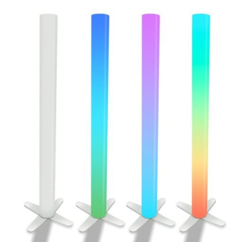 Sensory Waterless LED Tube 120cm + White Padded Rectangular Plinth ...