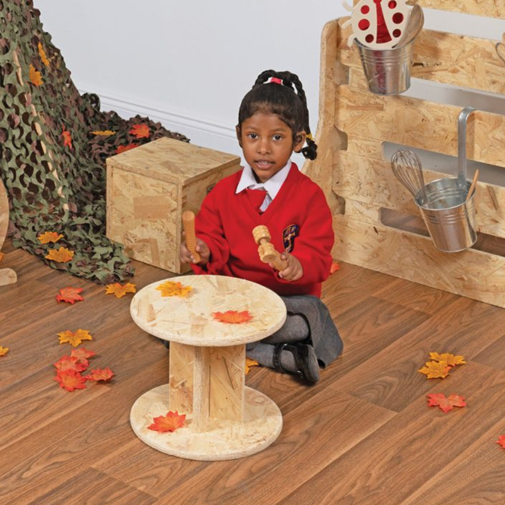 Set of 2 Cable Reel Tables | Educational Equipment Supplies