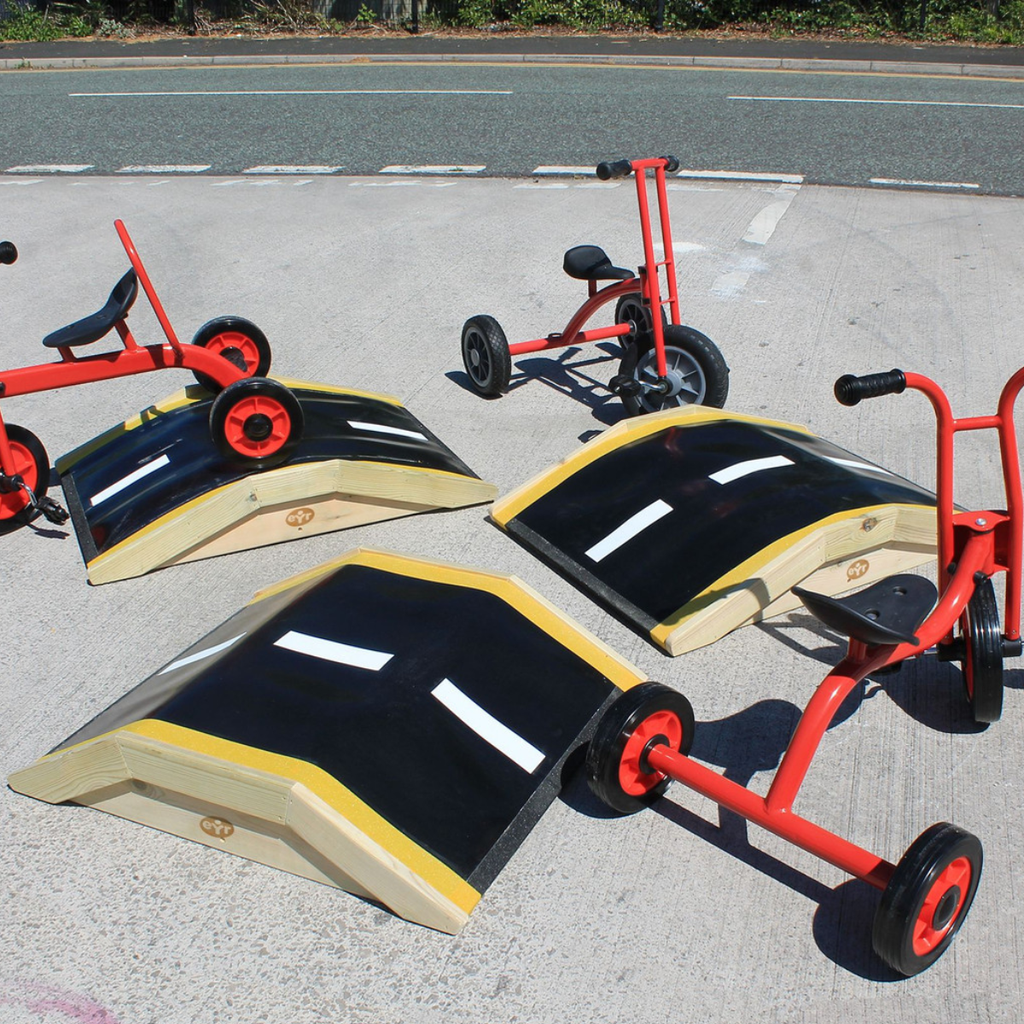 Set Of 3 Bike Ramps | Educational Equipment Supplies