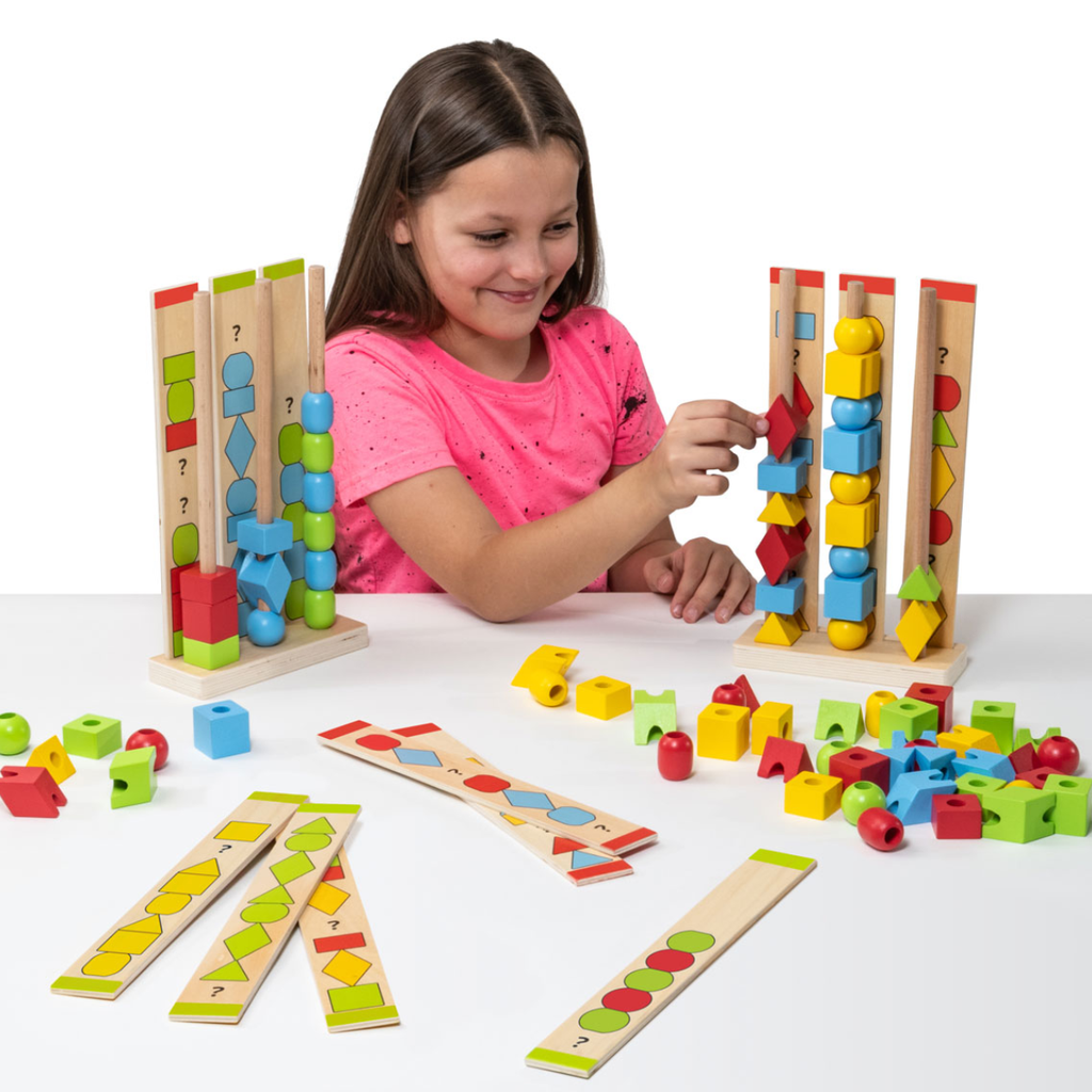 Shape & Colour Sequencing Towers | Educational Equipment Supplies