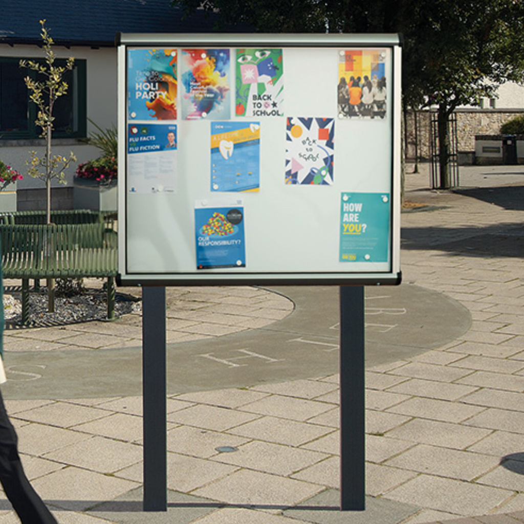 Shield Exterior Showcase + Magnetic Whiteboard + Aluminium Frame ...