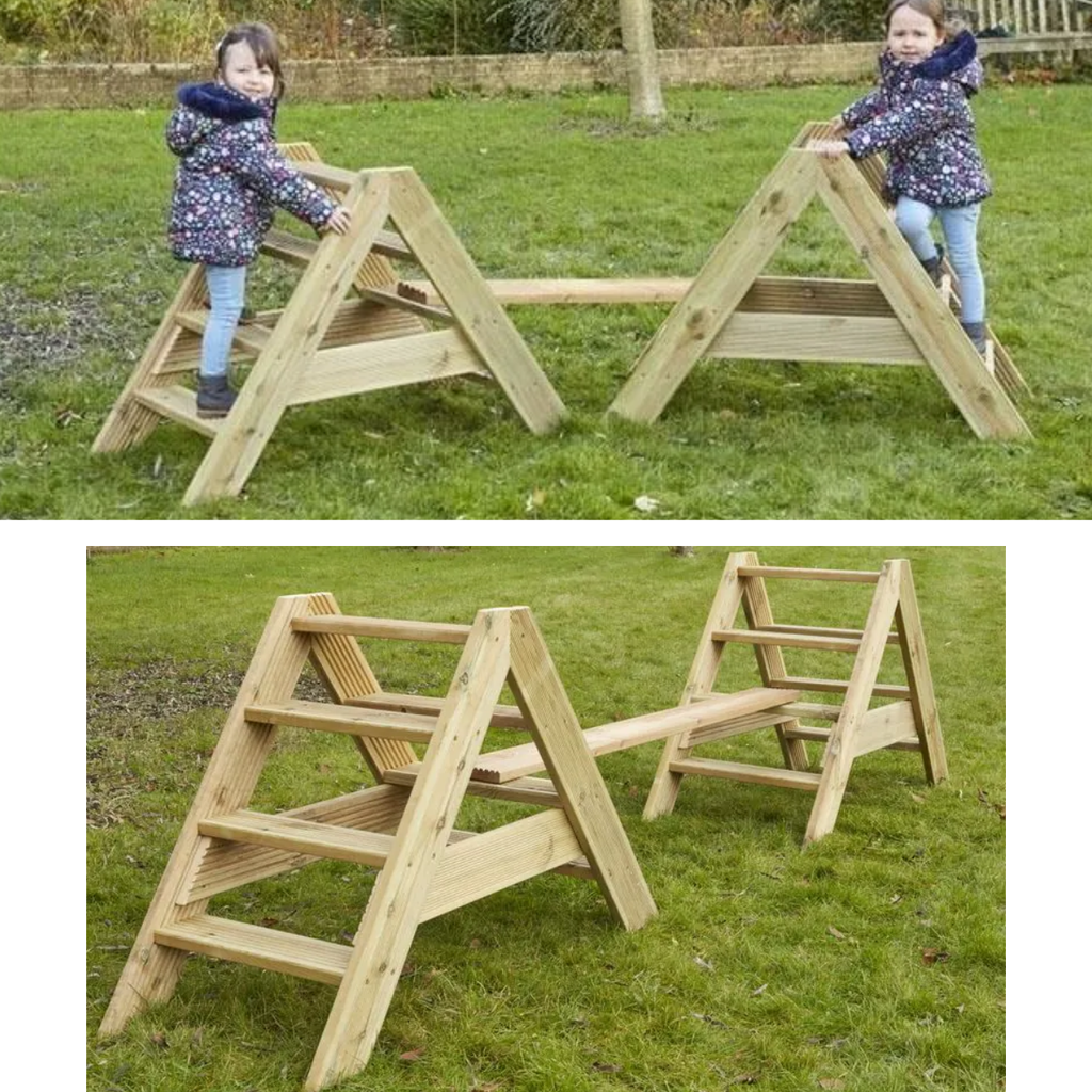 Simply Sturdy Wooden Steps Set (8pk) | Educational Equipment Supplies