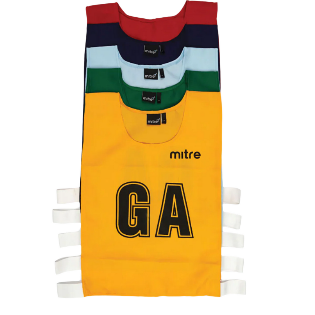 Mitre Pro Netball Bib Set | Educational Equipment Supplies