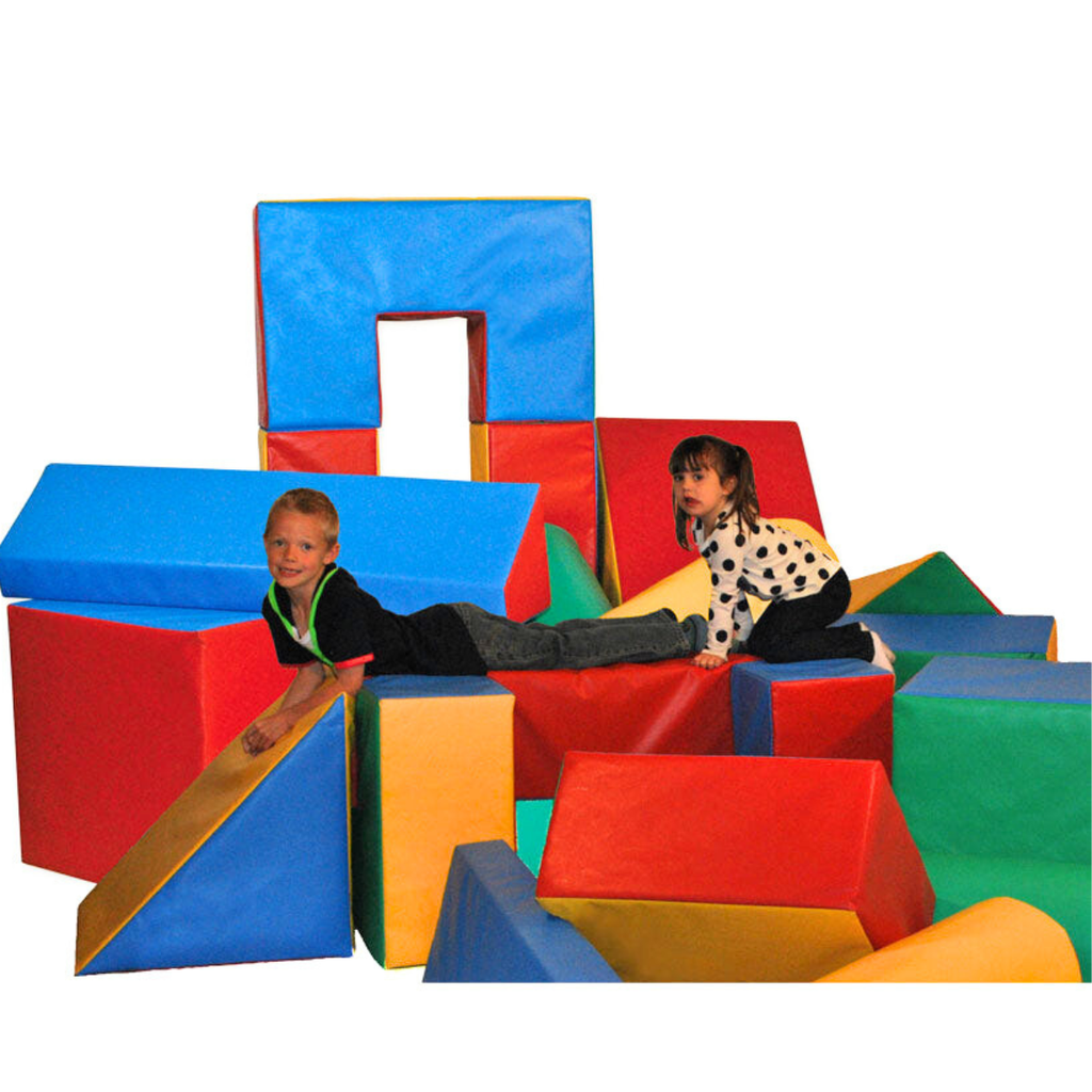Soft Block Construction Giant Set x 11 Pcs | Educational Equipment Supplies