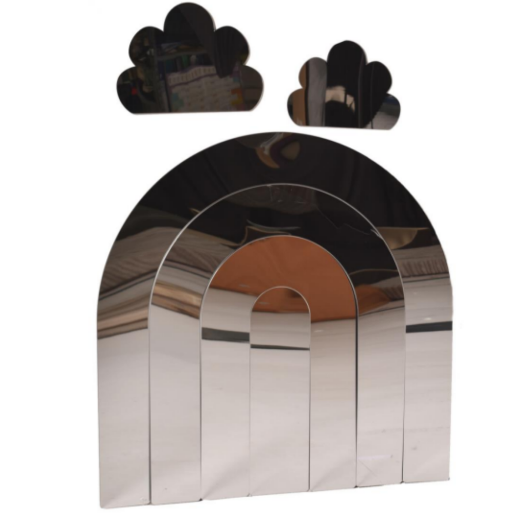 Stacking Rainbow Nursery Safety Wall Mirror | Reflections | www.ee ...