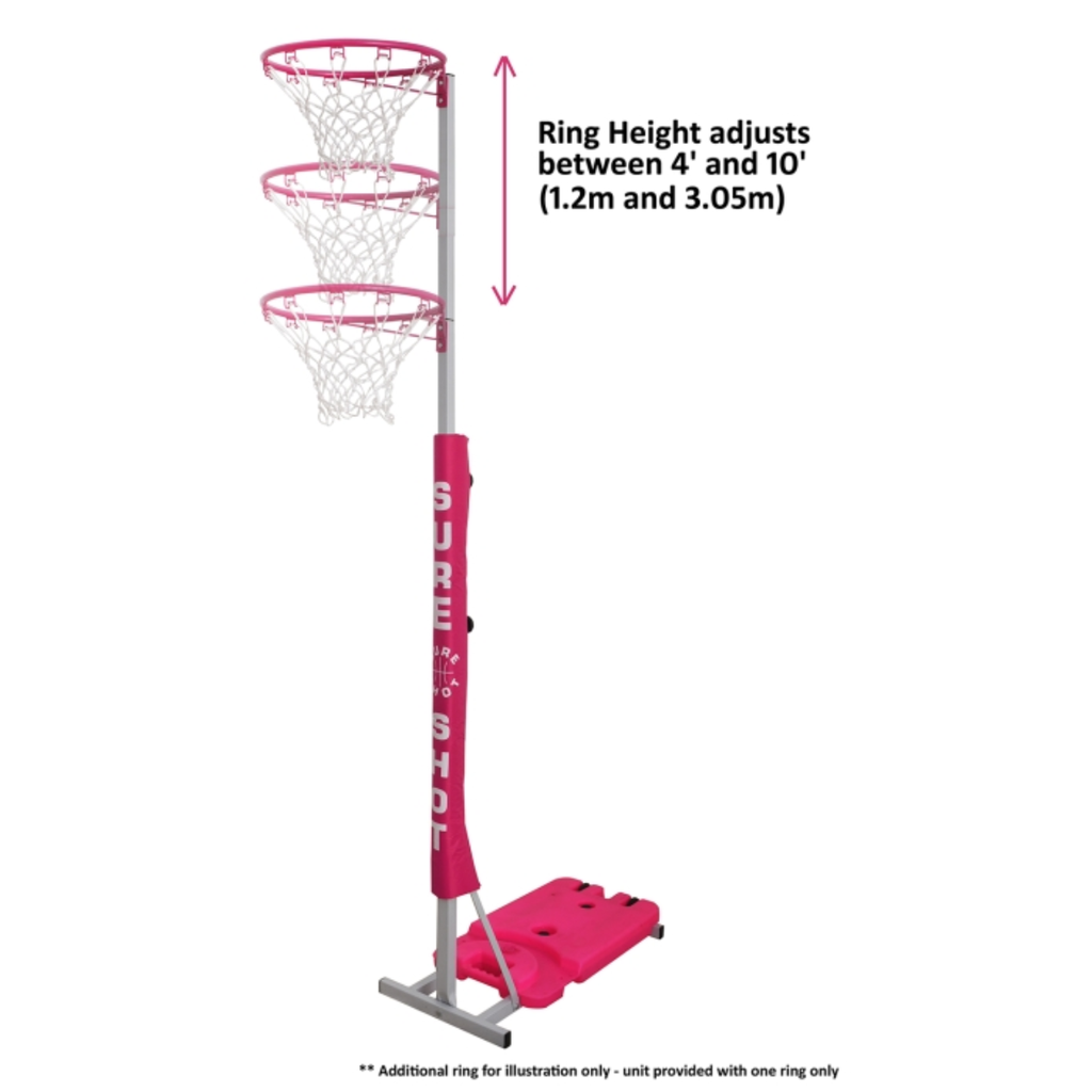 Sure Shot Easiplay Junior Netball Post | Educational Equipment Supplies