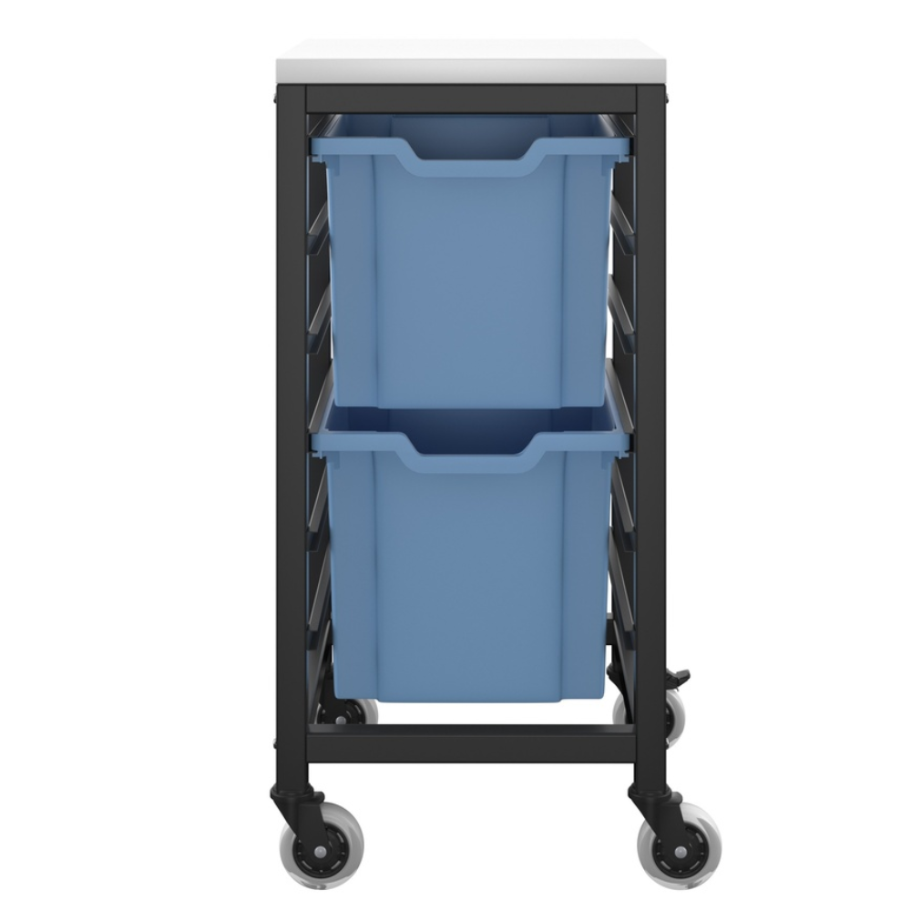 Titan 2 x F25 Tray Mobile Trolley Storage Unit | tray Storage | www.ee ...