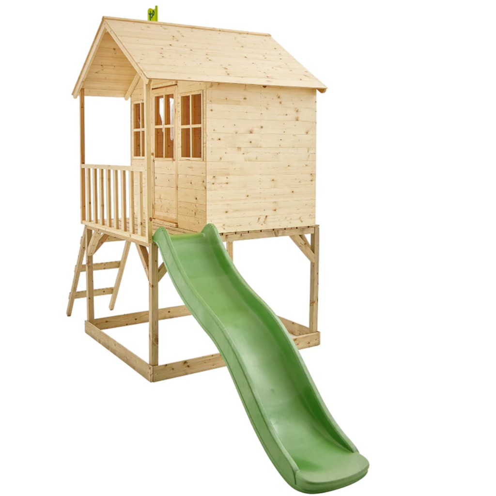 TP Hill Top Wooden Tower Playhouse + Slide - FSC® Certified ...