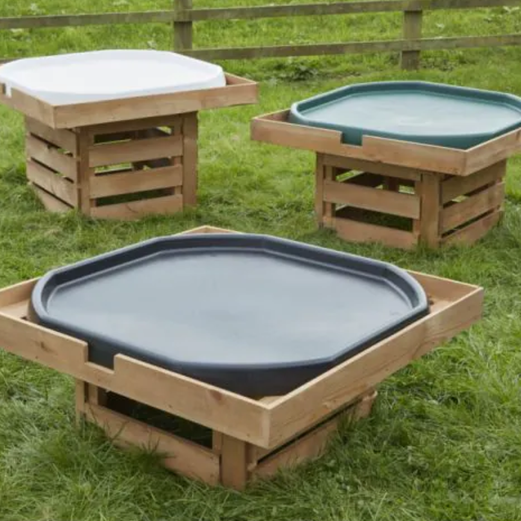 Tuff Spot Tray - Self Select Storage Wooden Stands - Set of 3 ...