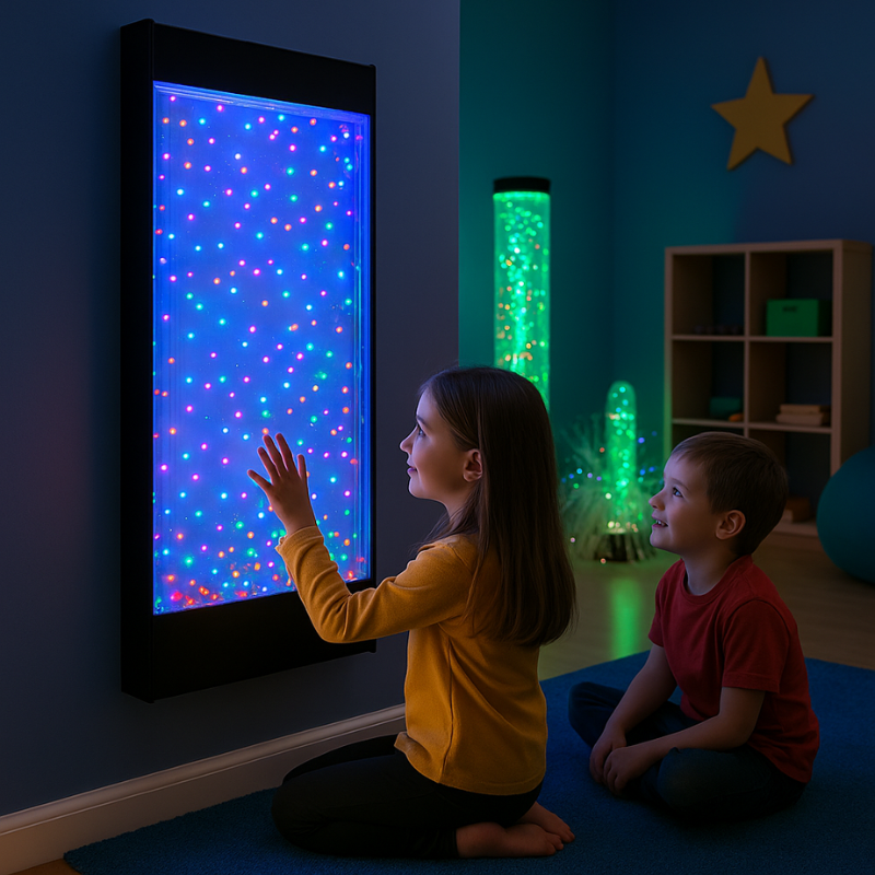 Wall Hanging Glow Bead Cascade - 50 x 11 x 93cm | Educational Equipment ...