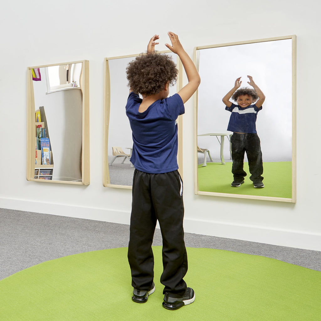 Wall Mounted Mirror - Convex, Concave, Wave Set | Educational Equipment ...