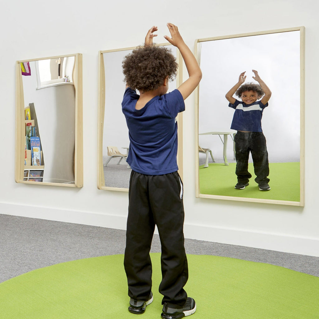 Wall Mounted Mirror - Wave | Educational Equipment Supplies