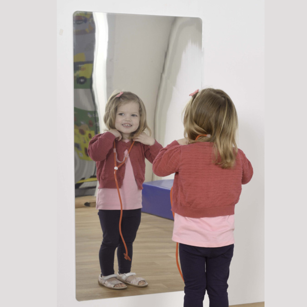 Large Safety Wall Mirror W1100 x H550mm | Reflections | www.ee-supplies ...