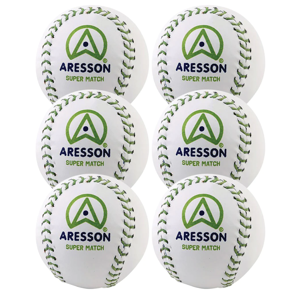 Aresson Super Match Rounders Balls x 6 | Educational Equipment Supplies