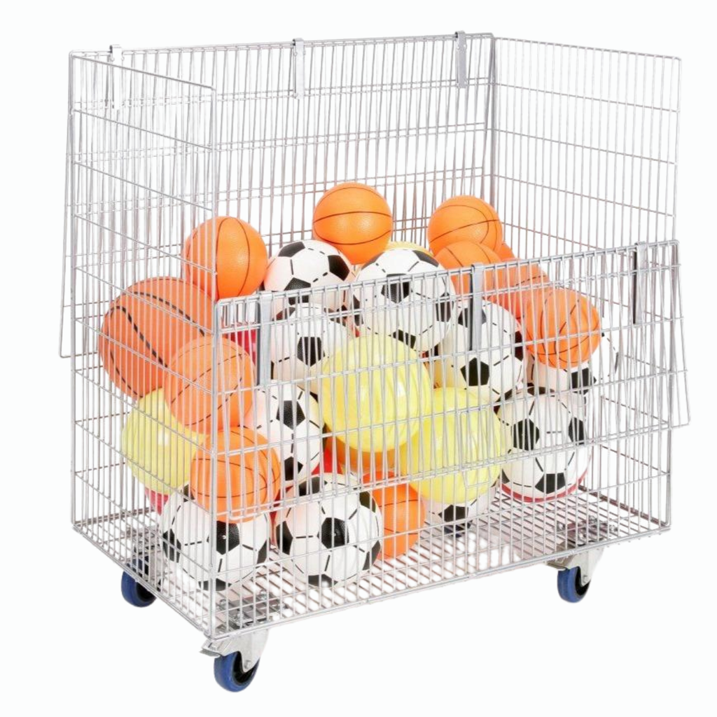 Wire Mesh Sports Trolley | Sports Storage | www.ee-supplies.co.uk ...