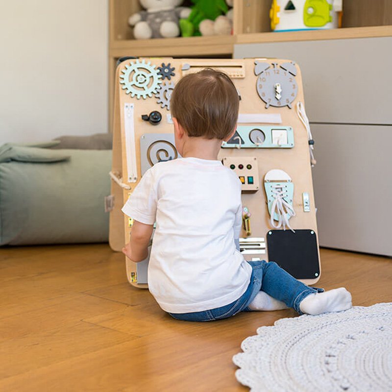 Activity Board - Woobiboard PLUS Sstanding Sensory Busy Board Wood Toy ...