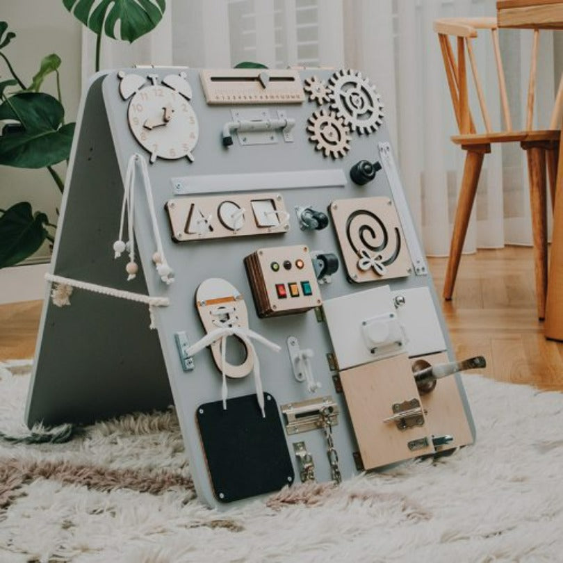 Activity Board - Woobiboard PLUS Standing Sensory Busy Board Wood Toy ...