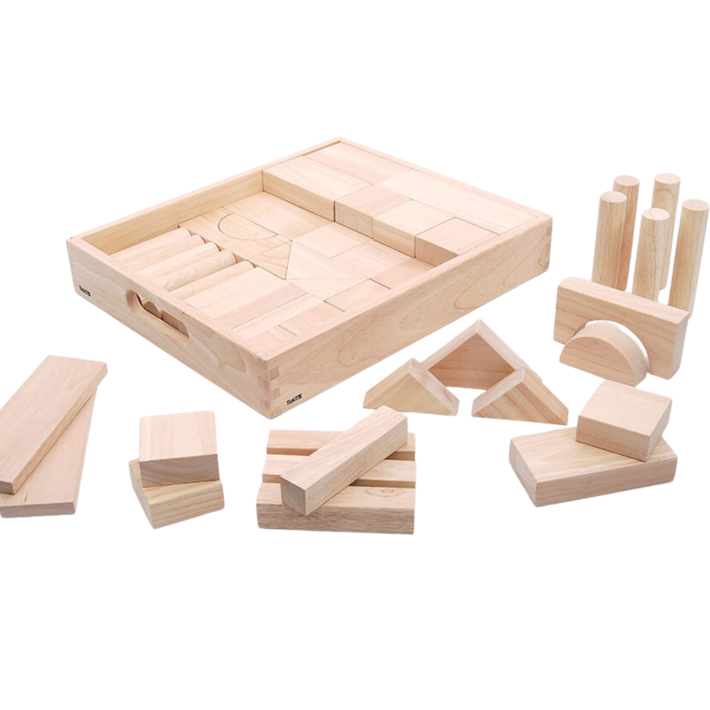 Wooden Jumbo Block Set x Pk54 | Educational Equipment Supplies
