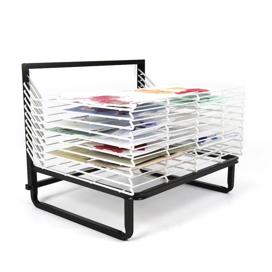 10 Shelf Spring Loaded Painting Drying Rack | Educational Equipment ...