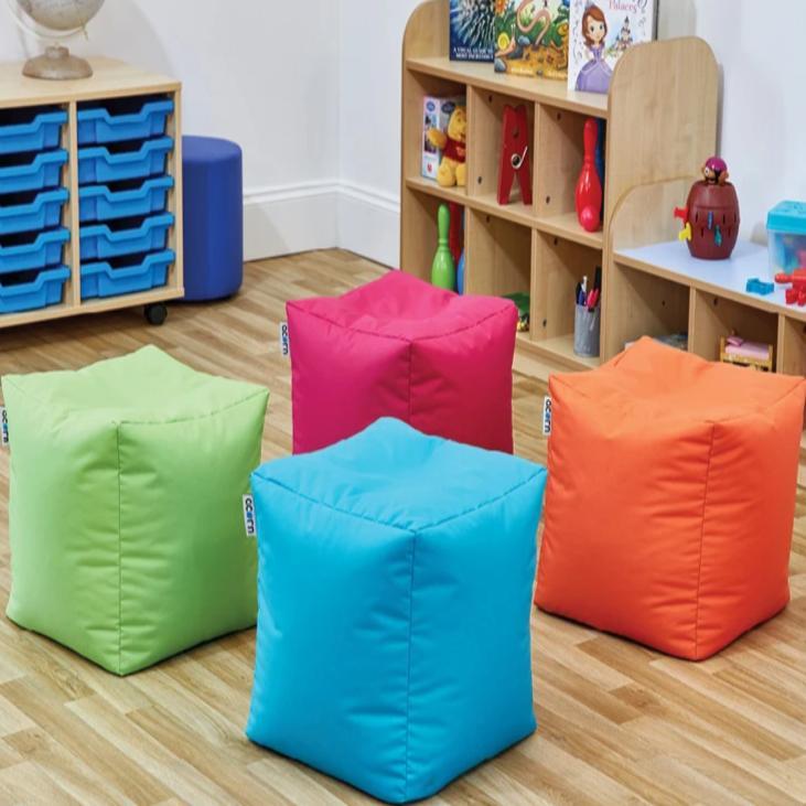Acorn Bean Bag Cube Seat Set of 4 | Bean bags | www.ee-supplies.co.uk ...