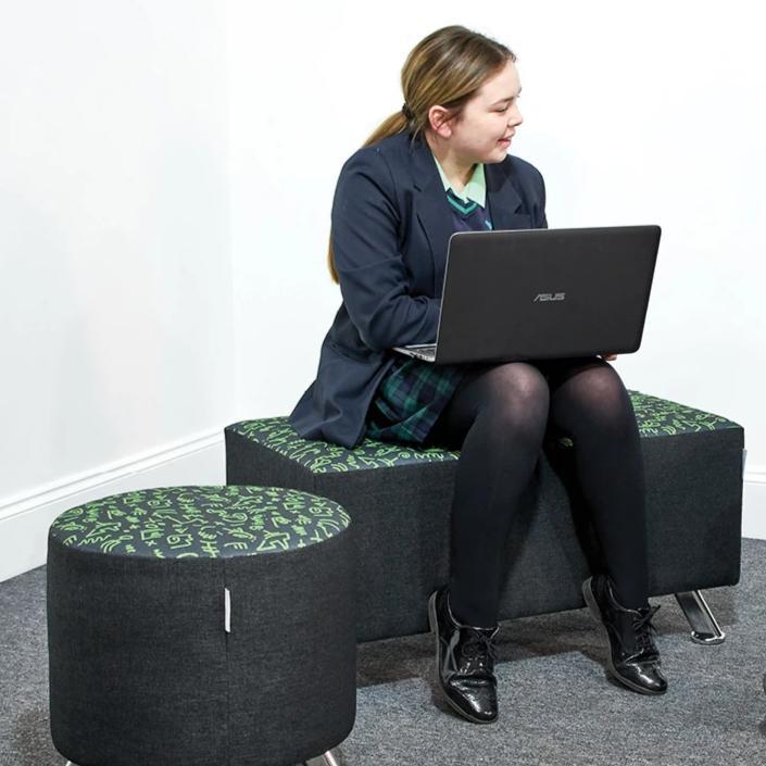 Acorn Orta Large Soft Beam Seat W1200 x D450 x H450mm | Educational ...