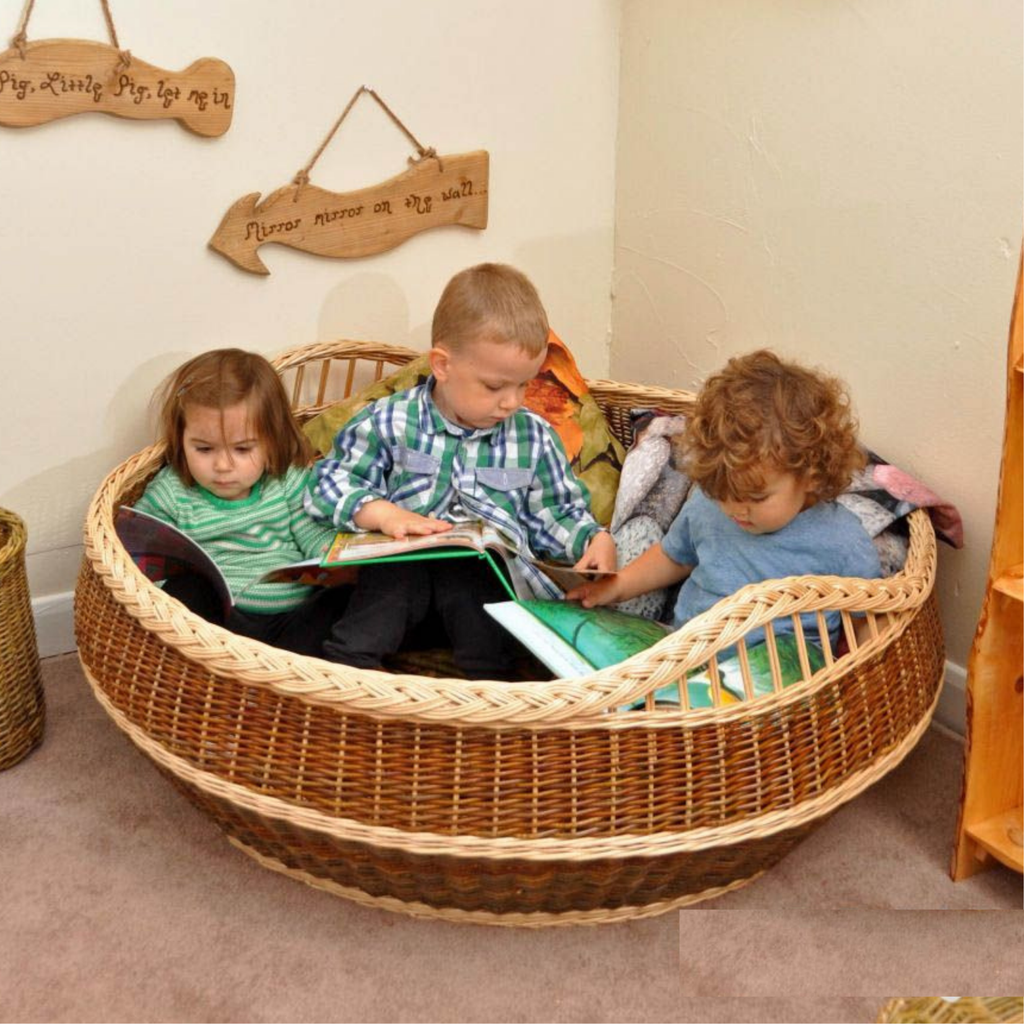 Giant Wicker Reading Basket | Educational Equipment Supplies