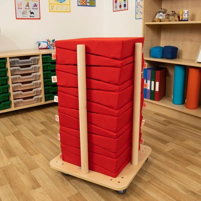 Jolly Back Mini Wedge - 12 Single Colour + Trolley | Educational ...
