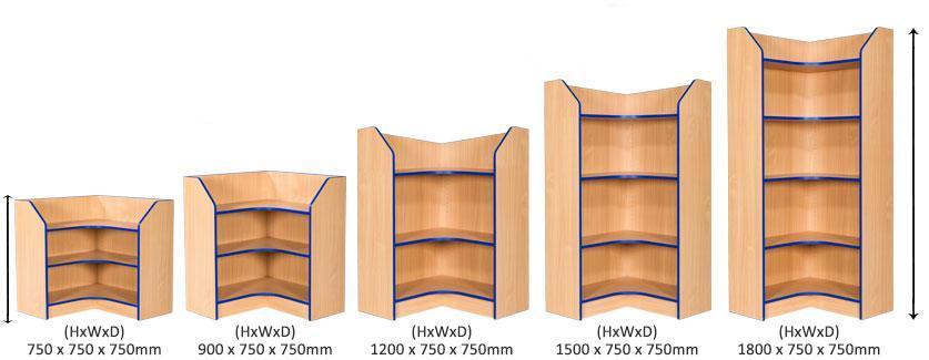 Brook Library Internal Wooden Bookcase Unit | Educational Equipment ...
