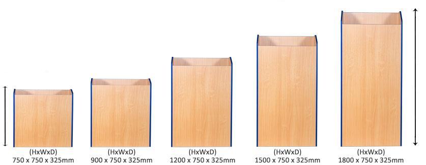 Brook Library Wooden Blanking Unit | Educational Equipment Supplies