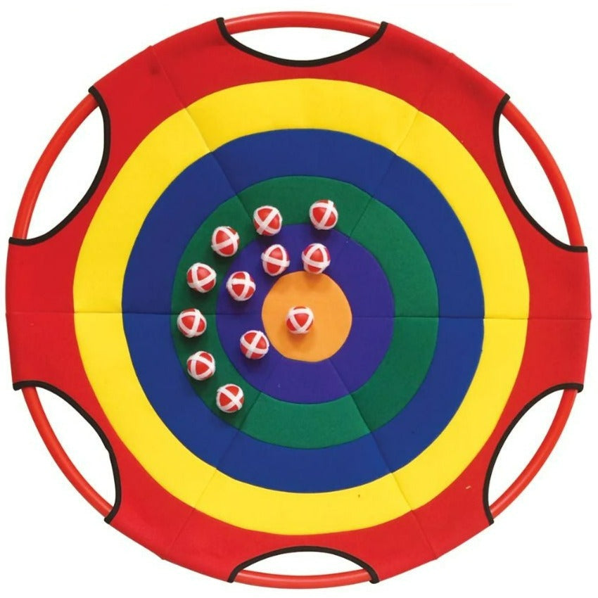 Bullseye Throwing Target + 12 Balls | Motor Skills | www.ee-supplies.co ...